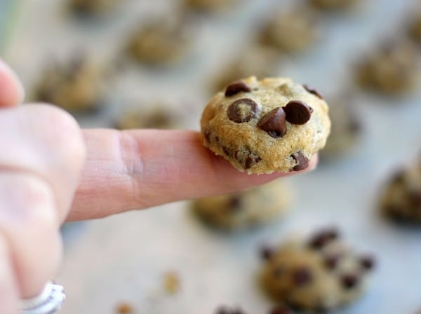 Tiny One Bite Chocolate Chip Cookies | Baker Bettie